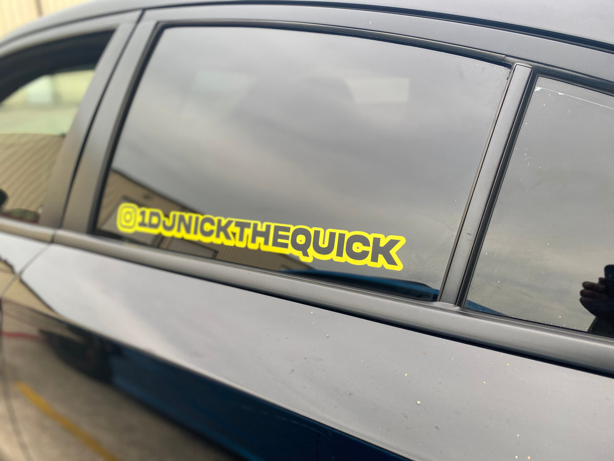 Instagram Decals with Offset – Decal Xpress